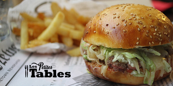 Les Petites Tables - Le burger fermier du marché des enfants rouges 75003